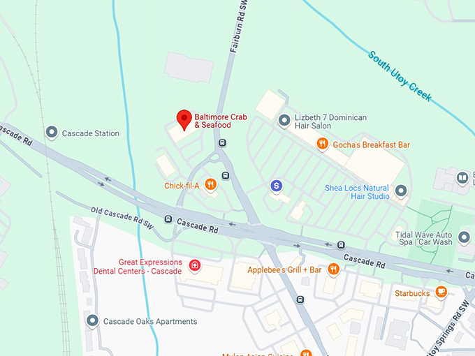 16. baltimore crab & seafood map