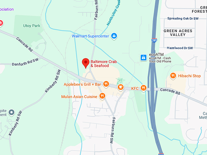 16. baltimore crab & seafood map