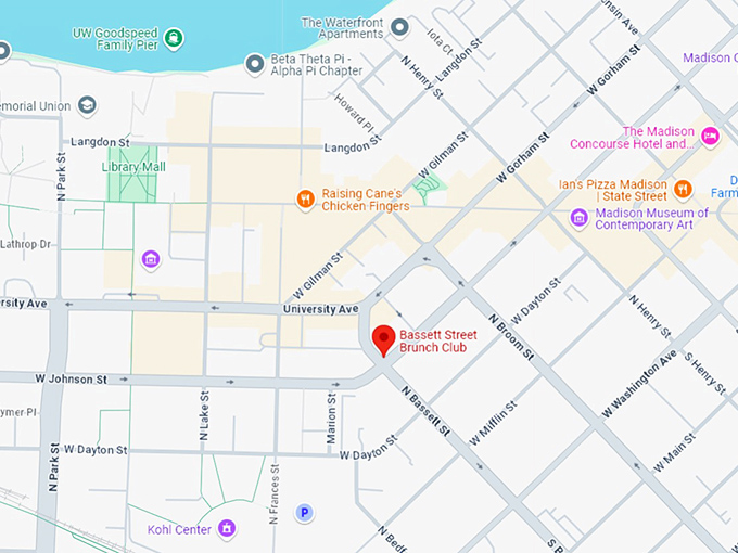 16. bassett street brunch club map