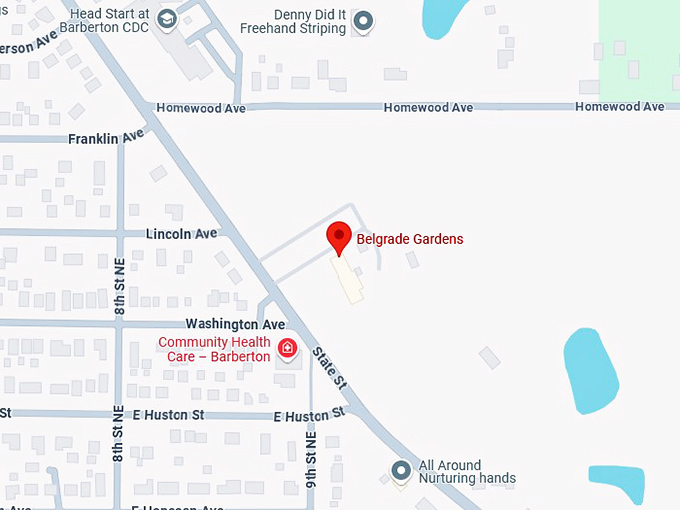 16. belgrade gardens map