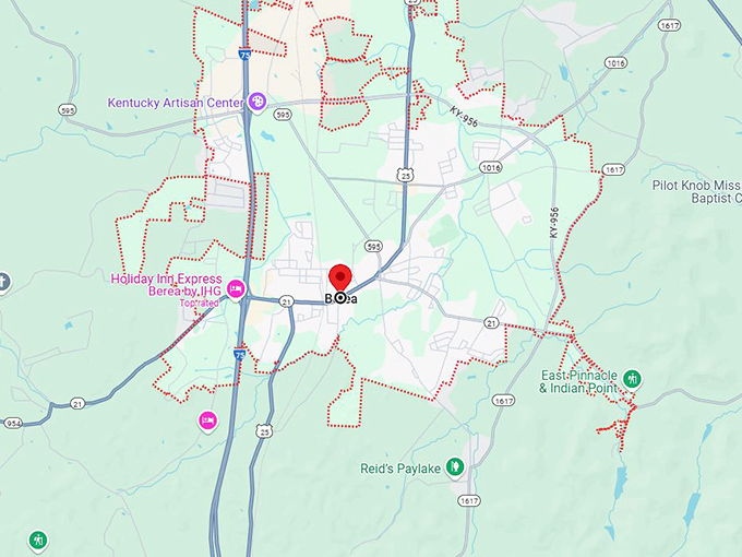 16. berea ky map