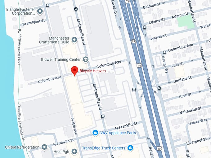 16. bicycle heaven map