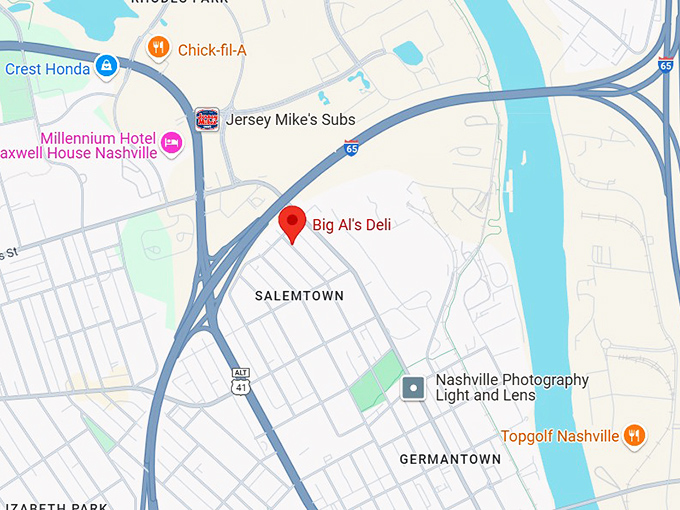 16. big al's deli map