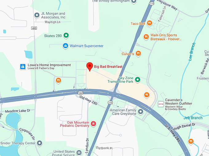 big bad breakfast map