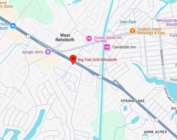 16. big fish grill rehoboth map