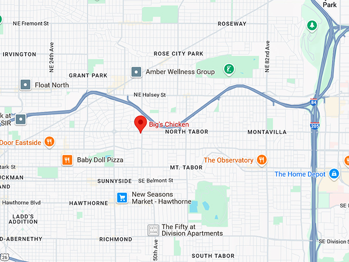 16. big's chicken map