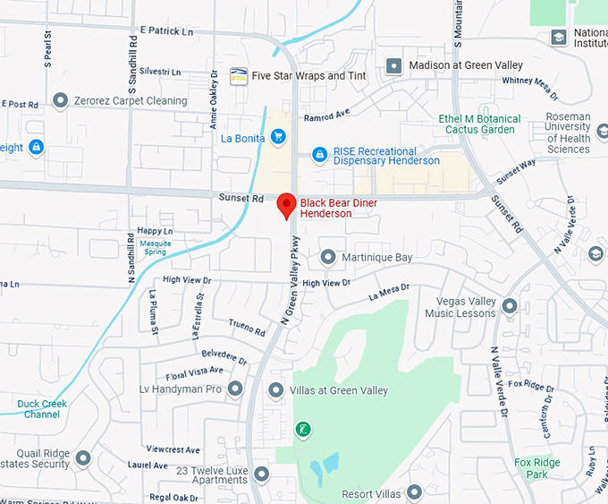16. black bear diner henderson map