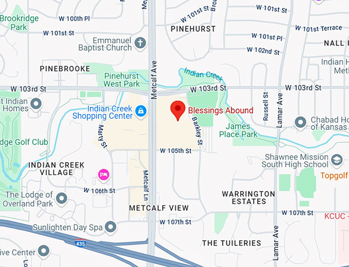 16. blessings abound map