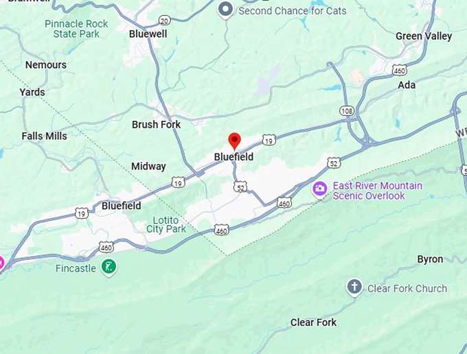 16. bluefield wv map