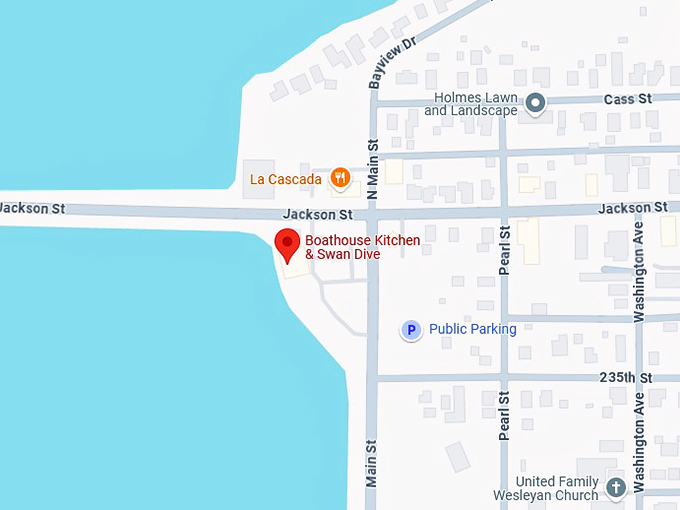 16. boathouse kitchen & swan dive map