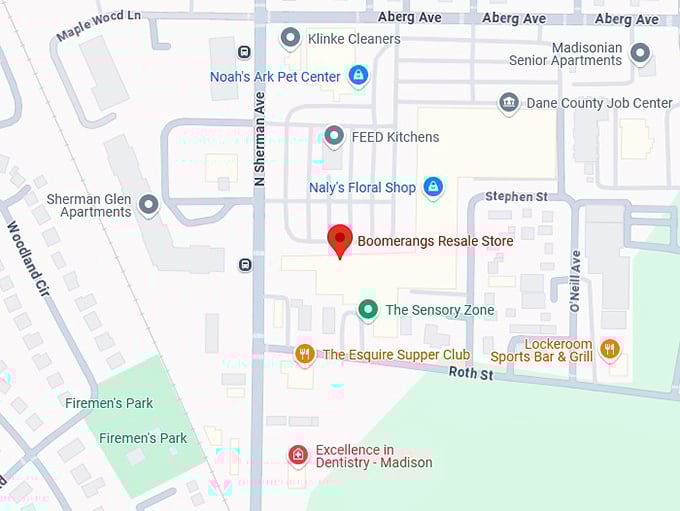 16. boomerangs resale store map