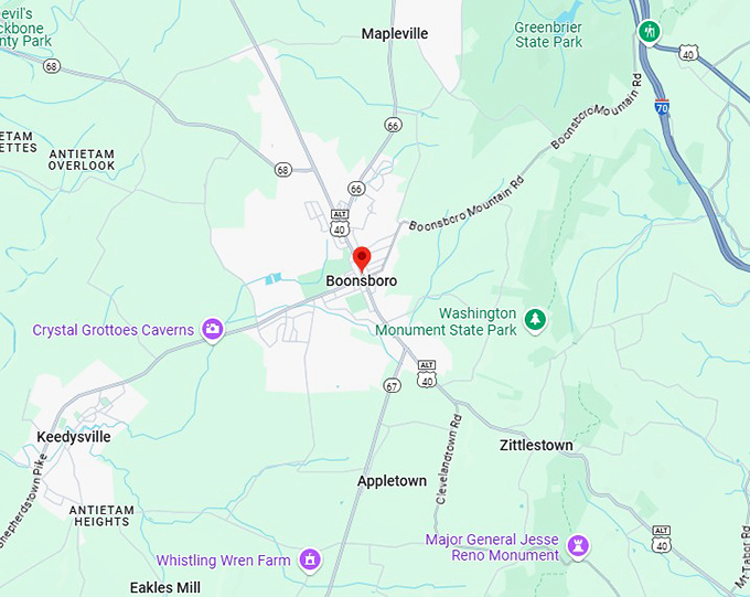 16. boonsboro map