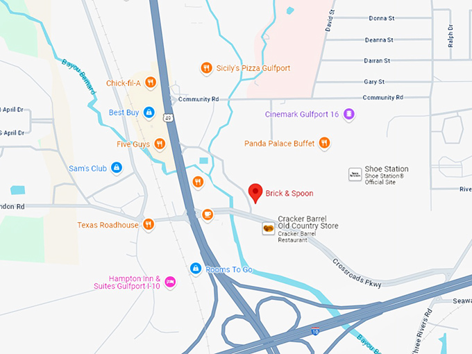 16. brick & spoon map