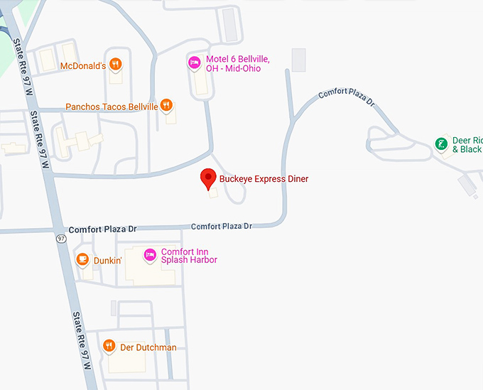 16. buckeye express diner map