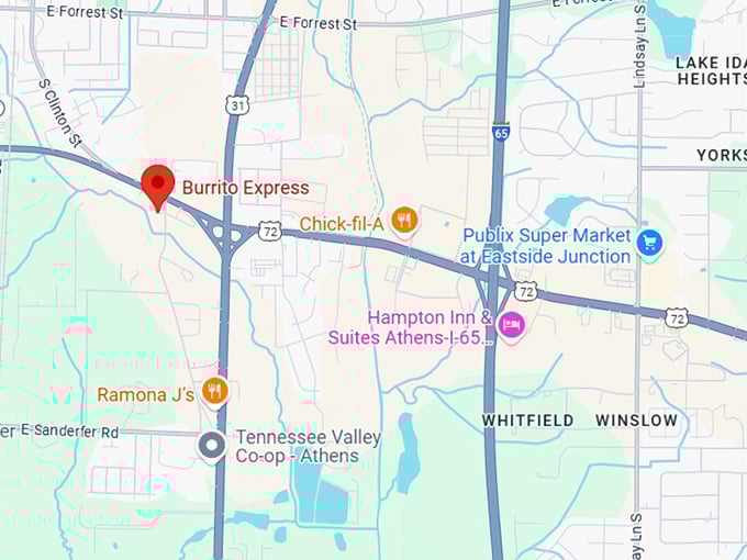 16. burrito express map