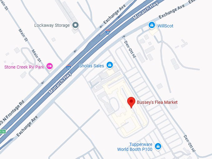 16. bussey's flea market map