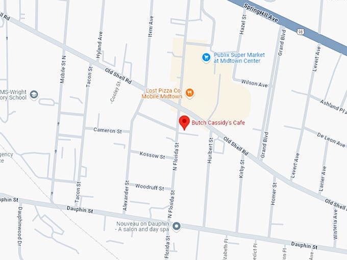 butch cassidy's cafe map