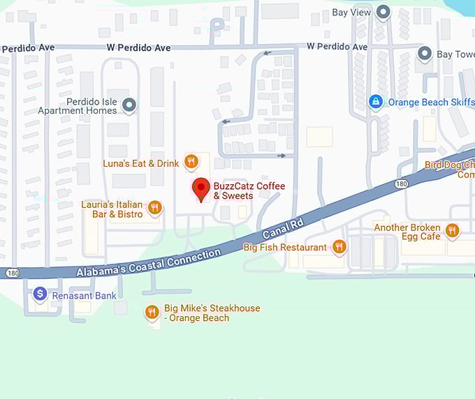 16. buzzcatz coffee & sweets map