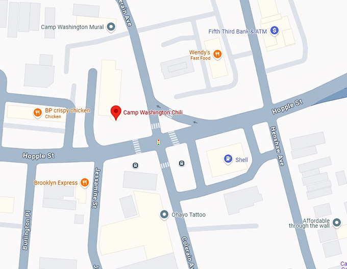 16. camp washington chili map
