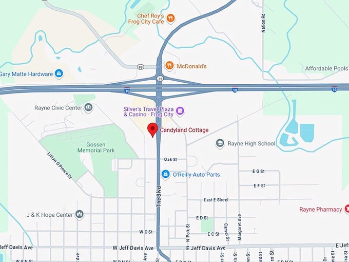 candyland cottege map