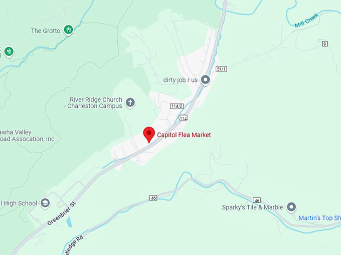 capitol flea market map