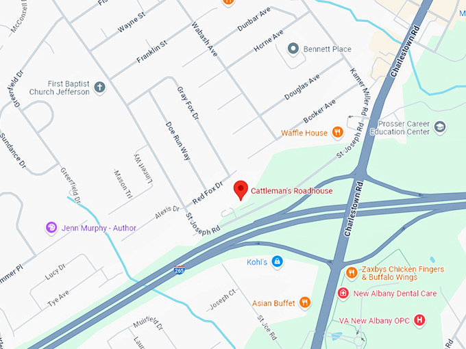 16. cattleman's roadhouse map