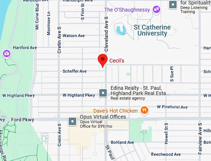 Where: 651 Cleveland Ave S, St Paul, MN 55116