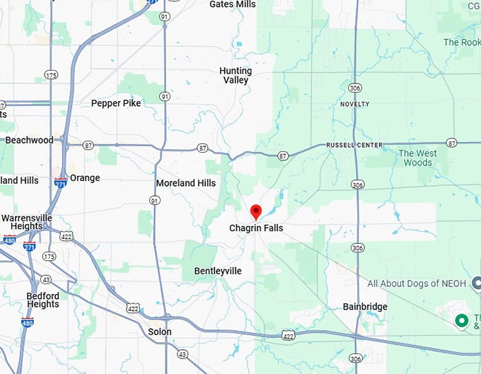 16. chagrin falls map