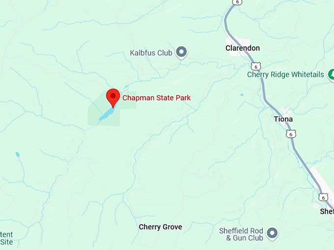 16. chapman state park map