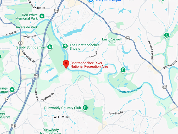 16. chattahoochee river national recreation area map