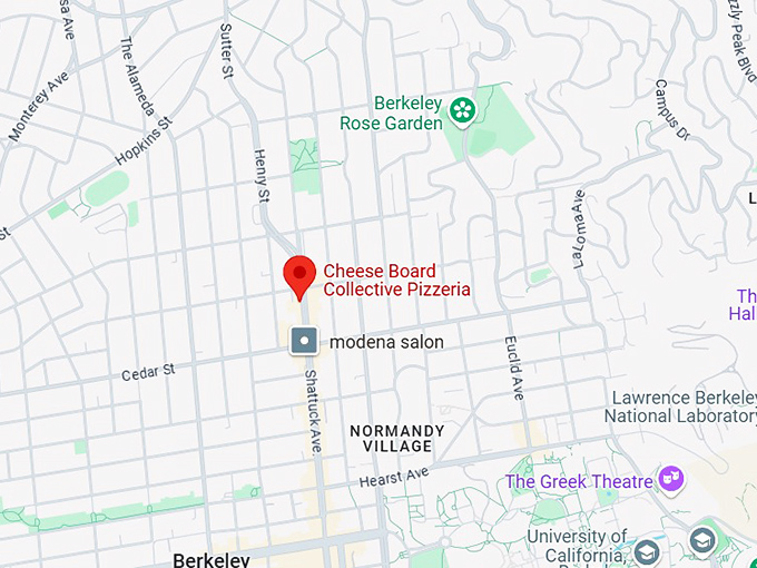 16. cheese board collective pizzeria map