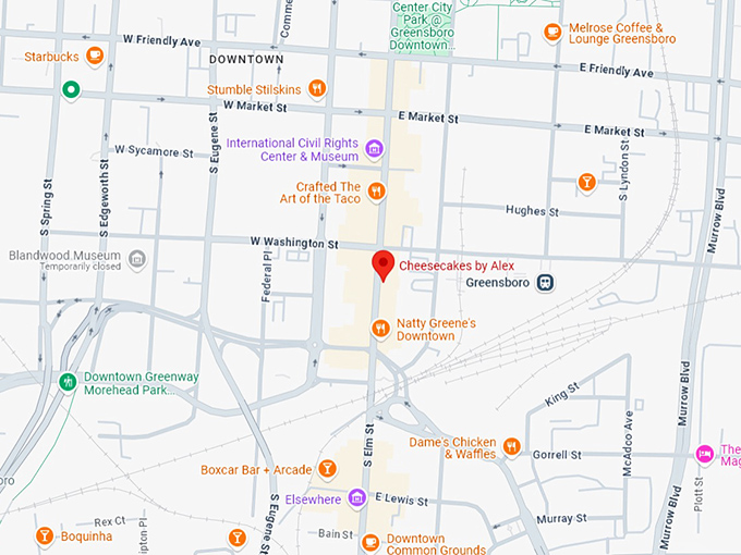 16. cheesecakes by alex map