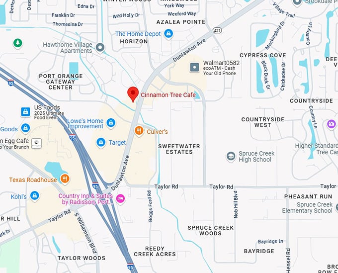 16. cinnamon tree cafe map