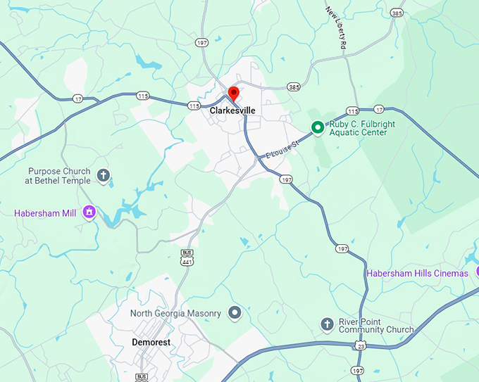 16. clarkesville map
