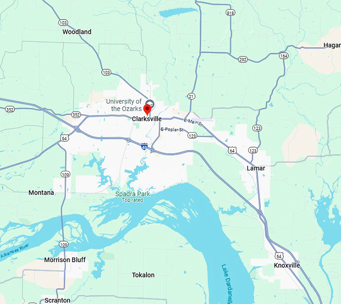 16. clarksville map