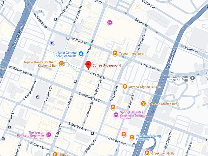 16. coffee underground map