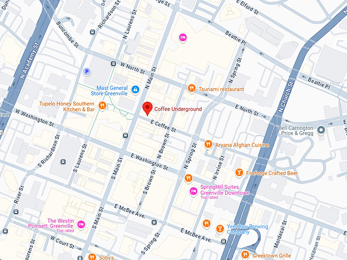 16. coffee underground map