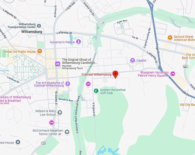 16. colonial williamsburg map