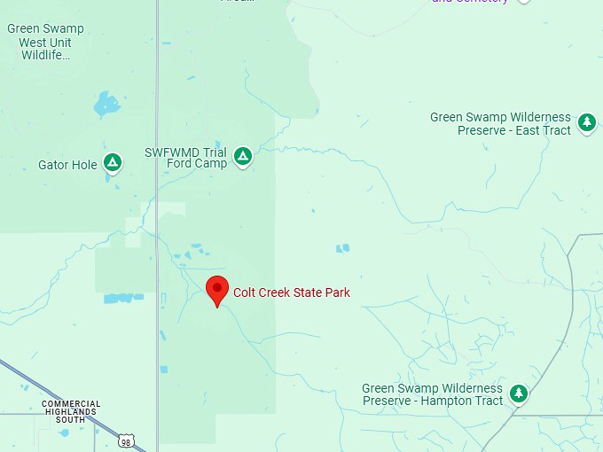 16. colt creek state park map