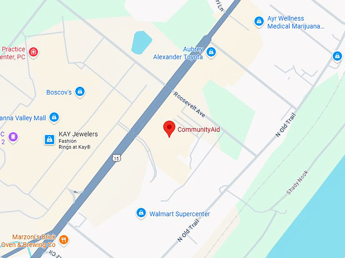 16. community aid map