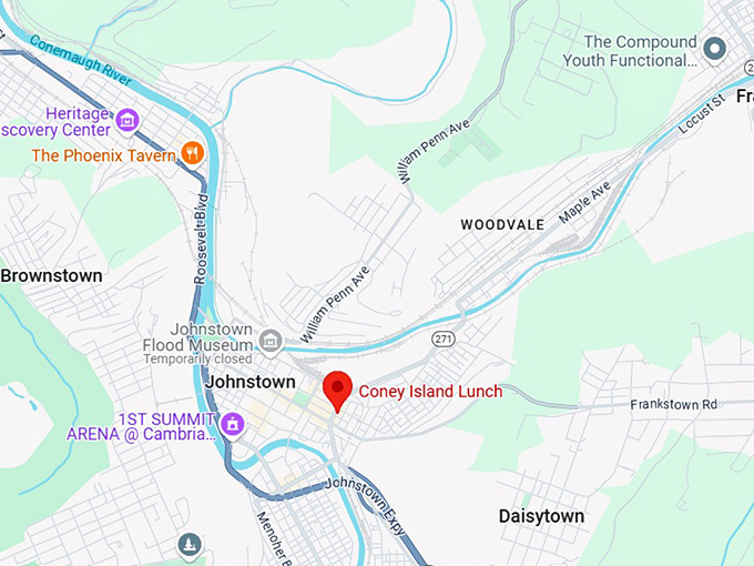 16. coney island lunch map