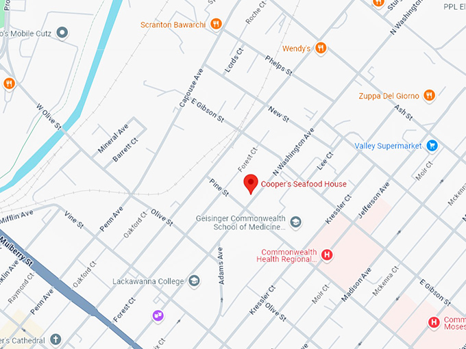 16. cooper's seafood house map