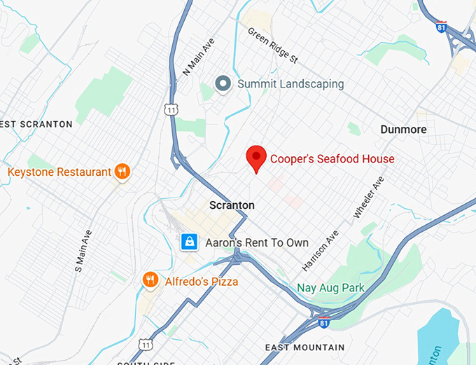 16. cooper's seafood house map