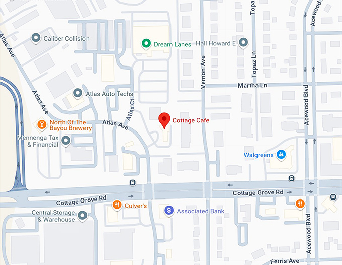 16. cottage cafe map