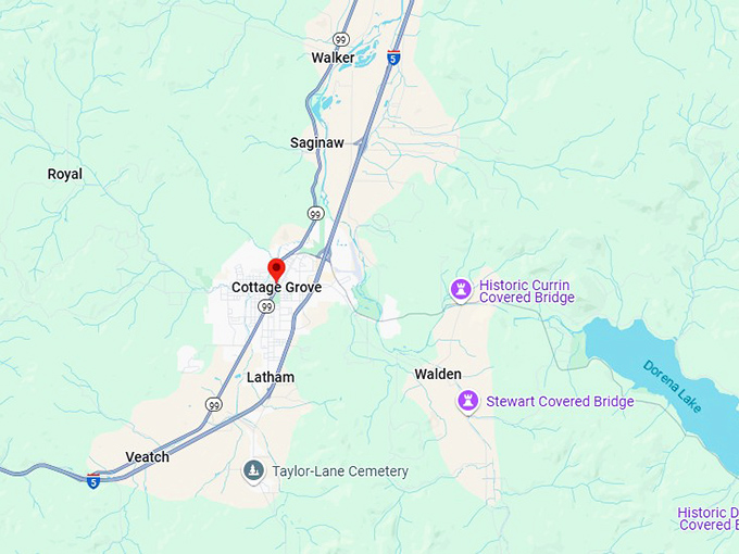 16. cottage grove map