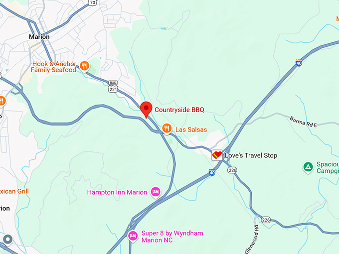16. countryside bbq map