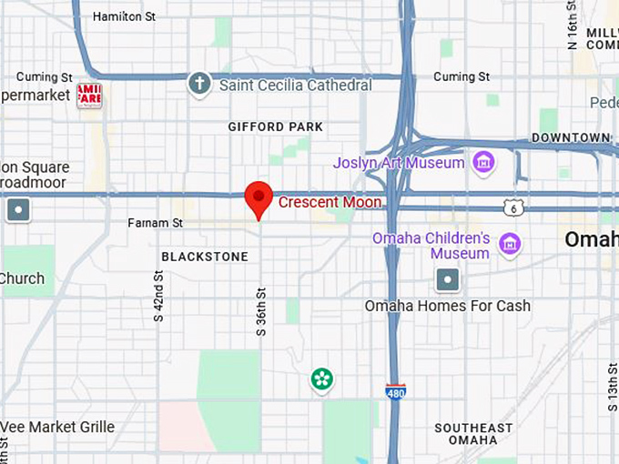 16. crescent moon map