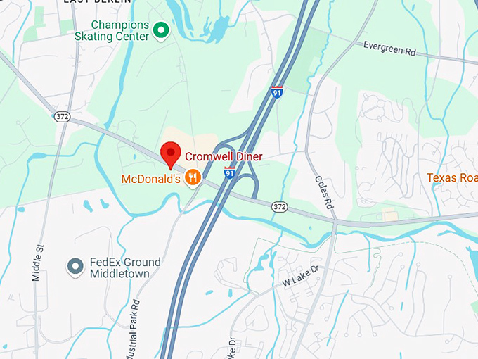 16. cromwell diner map