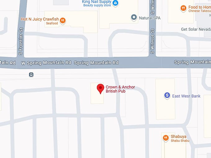 16. crown & anchor british pub map