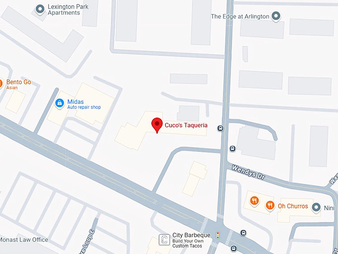 16. cuco's taqueria map